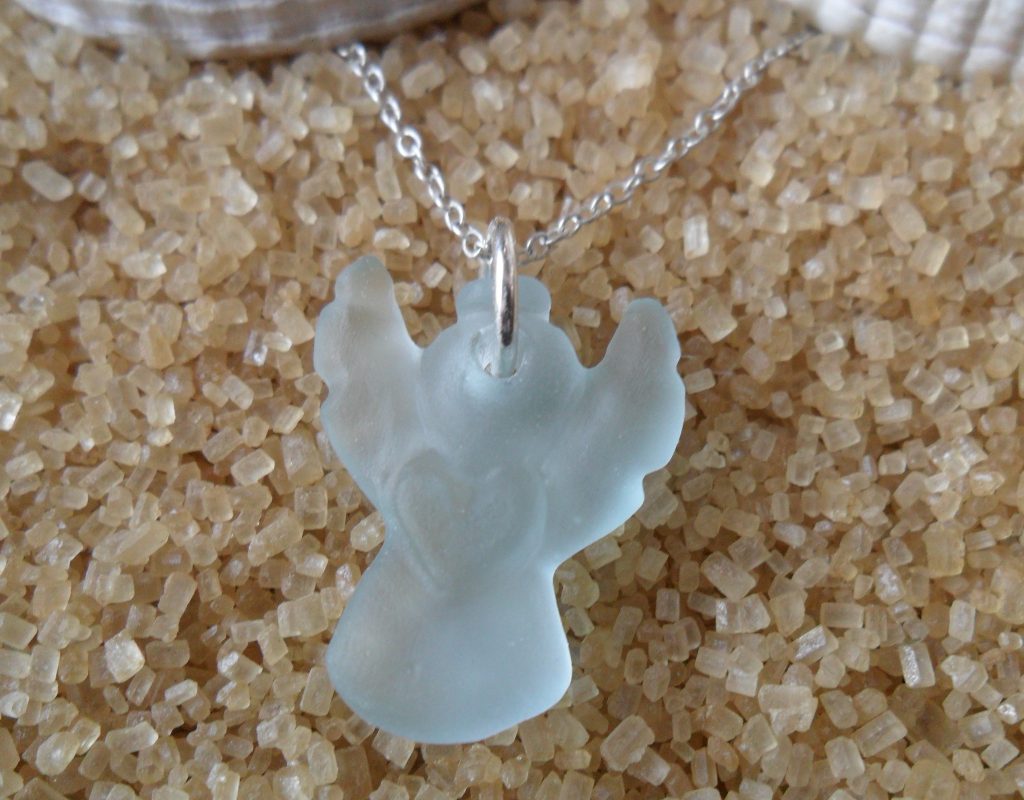 Angel Pendant – Scottish Sea Glass