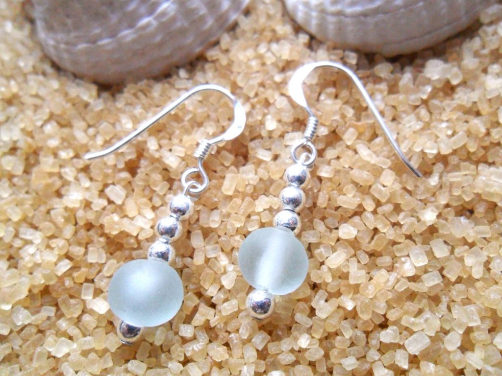 Drop Earrings - Scottish Sea Glass